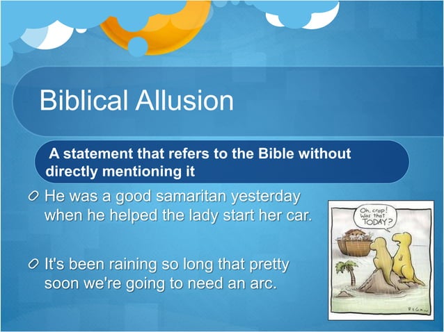 Types of allusion | PPTX