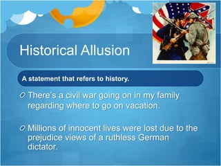 Types of allusion | PPTX