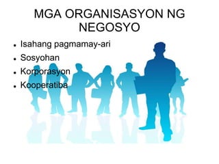 4 types of business orgs | PPTX