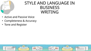 The 4 Types of Business Writing That Matter | PPTX