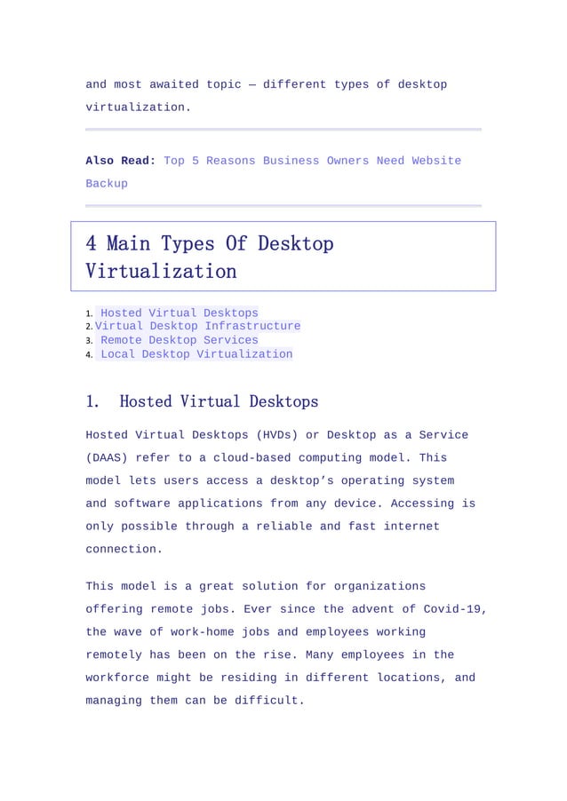 4 Types Of Desktop Virtualization .pdf
