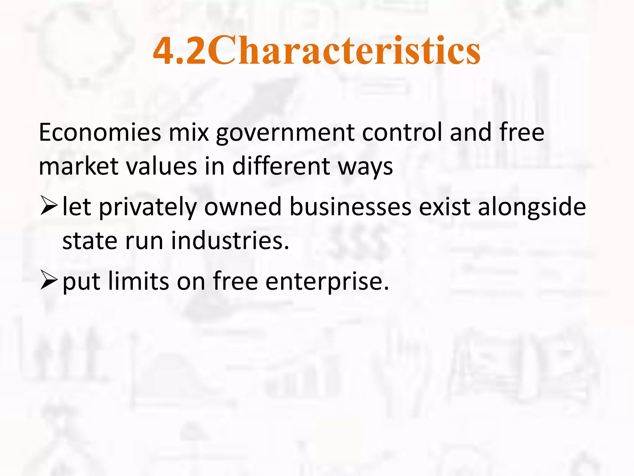 4 types of economy | PPTX