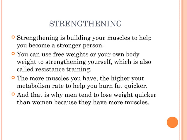 4 types of exercises | PPT | Fitness and Exercise | Healthy Living