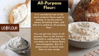 4 types of flour used in baking! | PDF