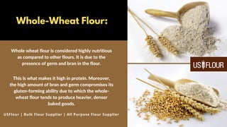 4 types of flour used in baking! | PDF