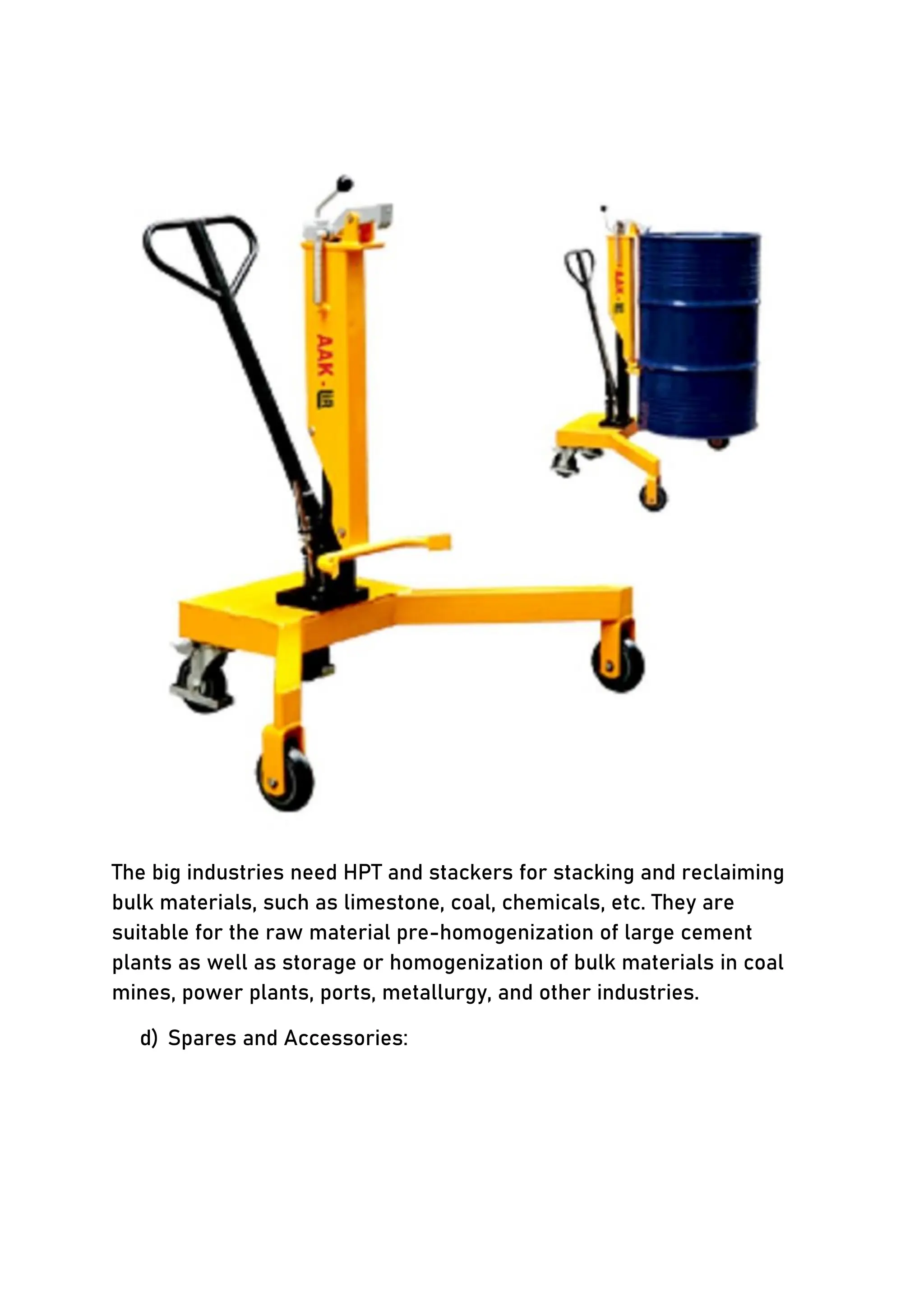 4 Types of MHE Supplies and Their Usages | PDF