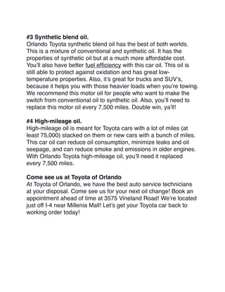 4 types of motor oil | PDF