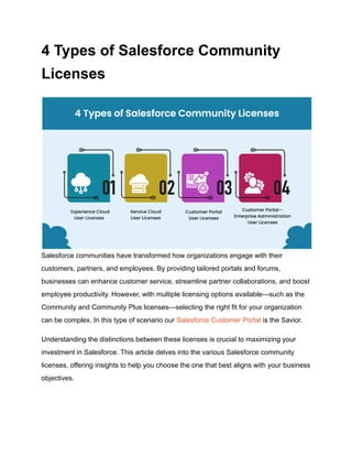 4 Types of Salesforce Community Licenses.pdf