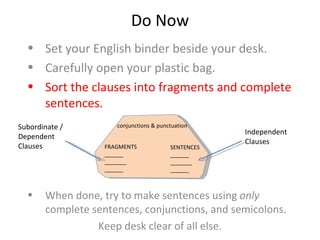 4 types of sentences game | PPT