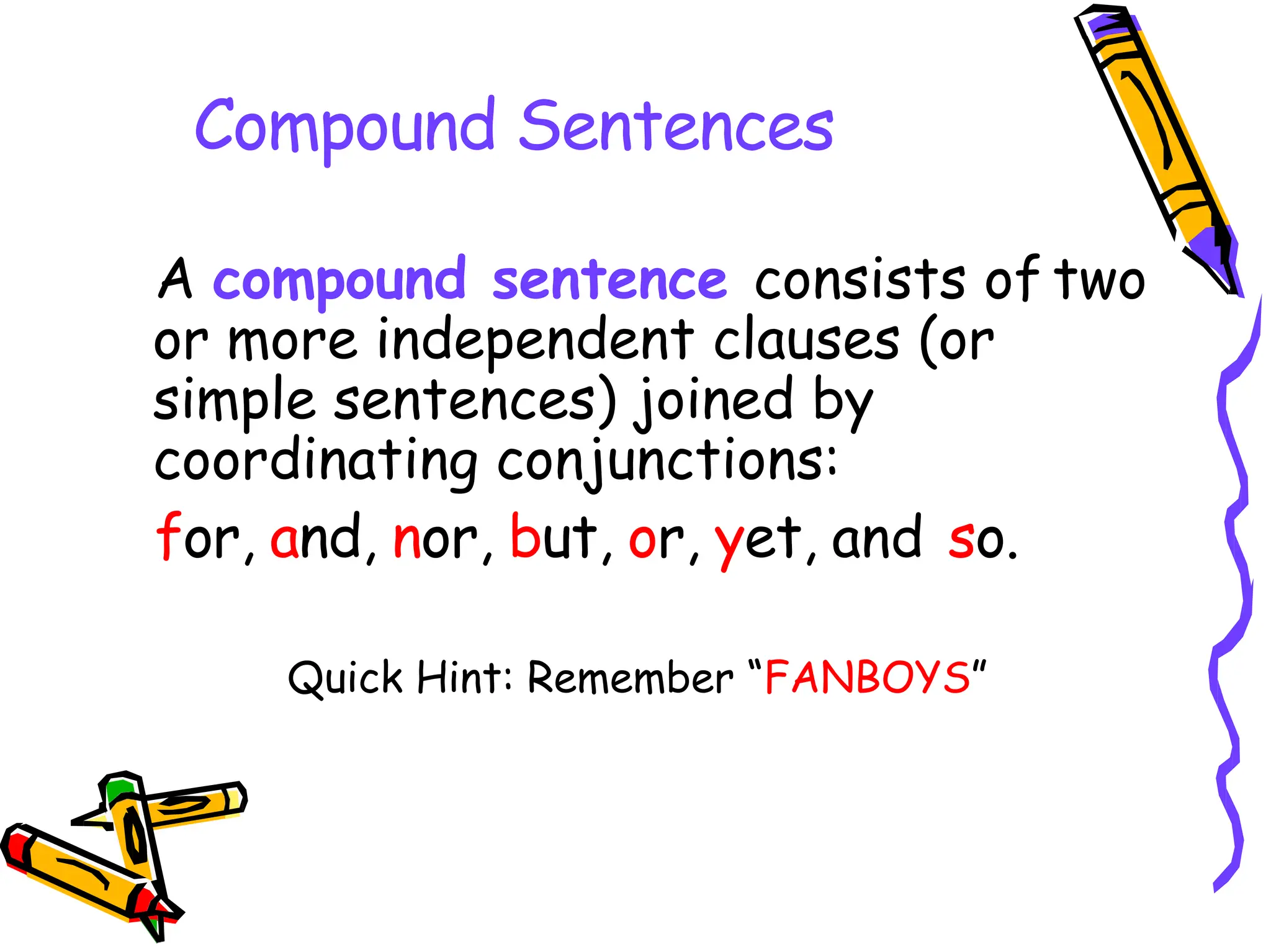 Sentence Structure: 4 types of sentences | PDF