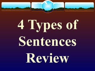 4 types of sentences review | PPT