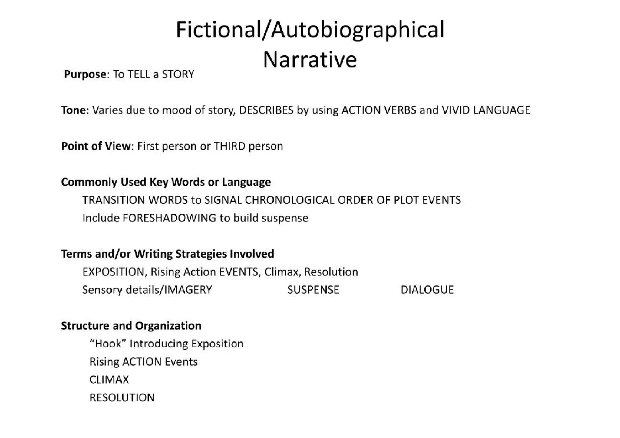 4 Types Of Writing Review | PDF