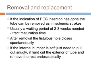 percutaneous endoscopic gastrostomy | PPT