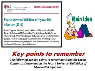 Fourth Universal Definition Of Myocardial Infarction (2018) | PPTX