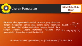 ukuran pemusatan dan penyebaran | PDF