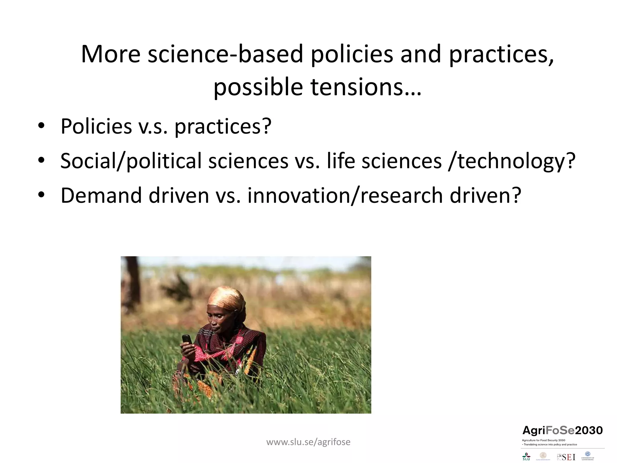 The Role of Universities for Translating Science into Action | PPTX