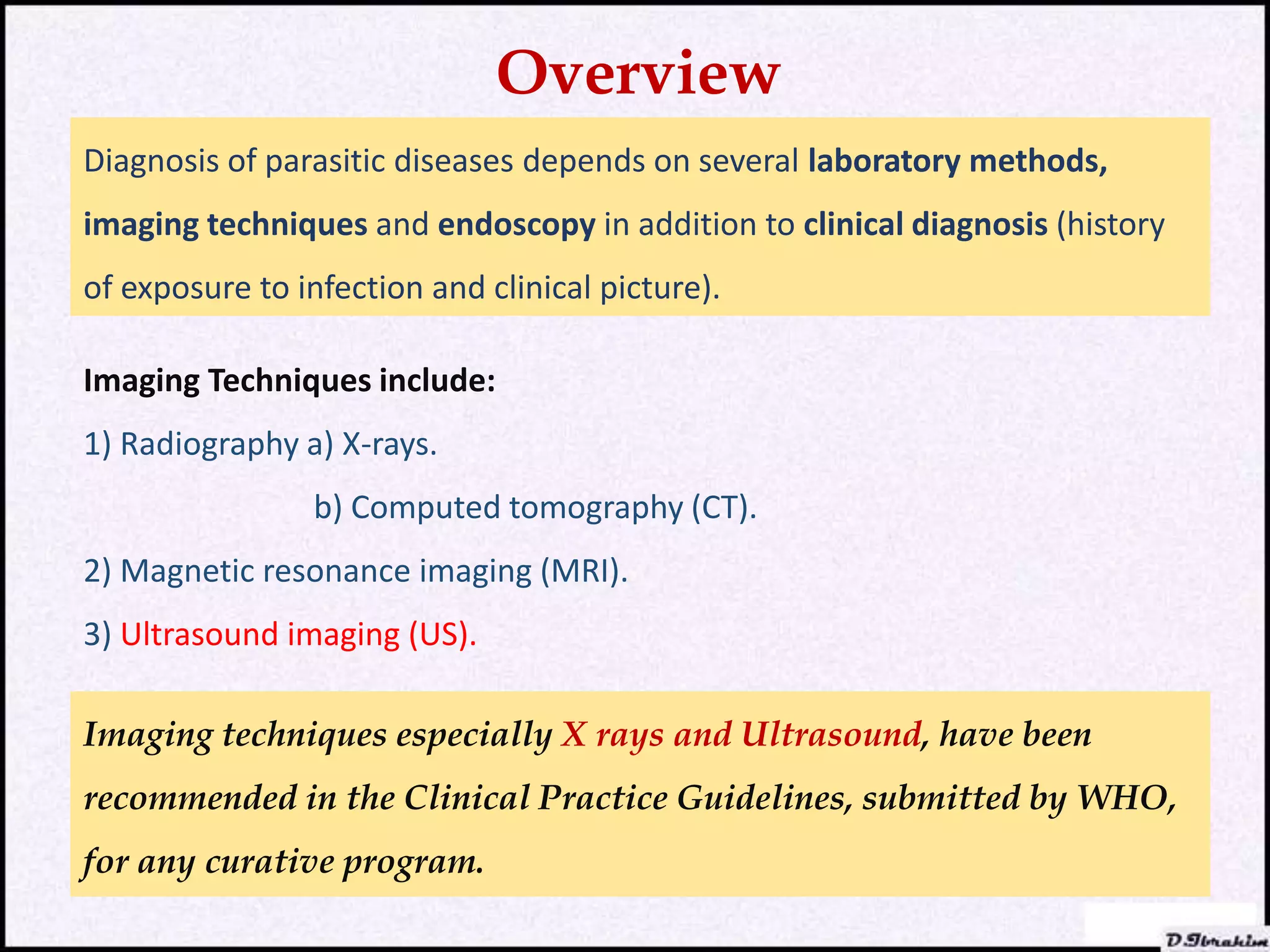 4) Ultrasoubd for parasitic diseases.pptx
