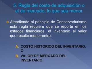 Conta para Economistas FCE UNA Paraguay Unidad 3 Inventarios | PPTX