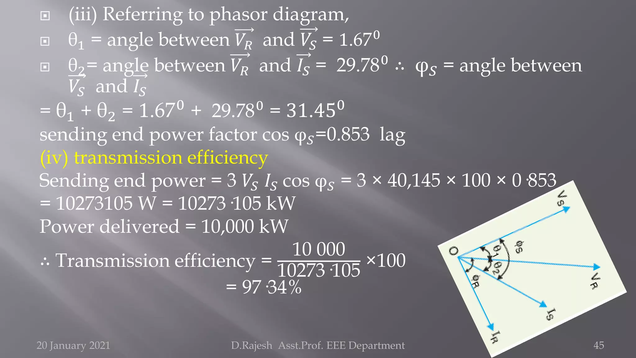 PERFORMANCE OF TRANSMISSION LINES: | PDF