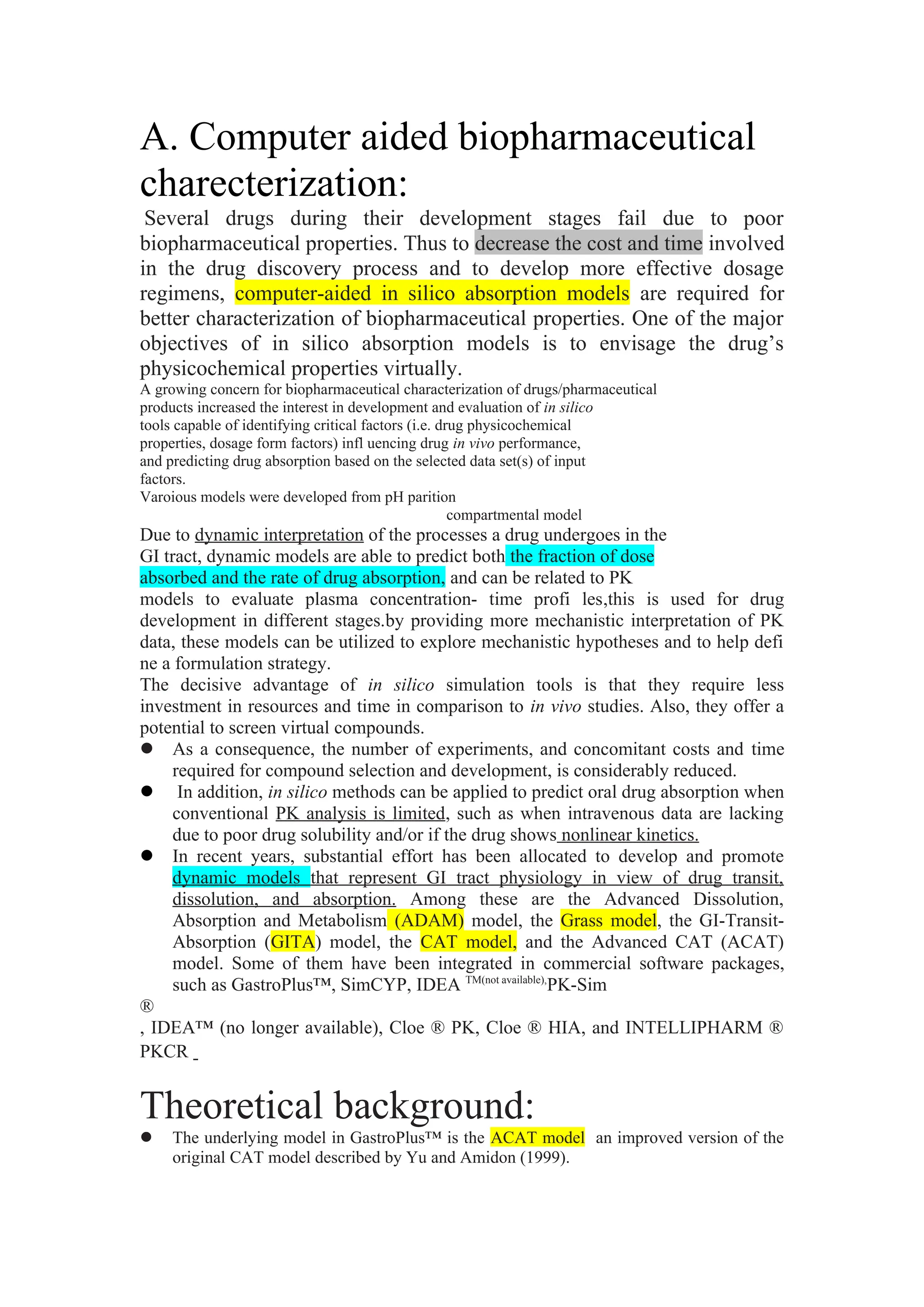 4 unit.computer aided notes m.pharmcomputer aided biopharamacutical ...