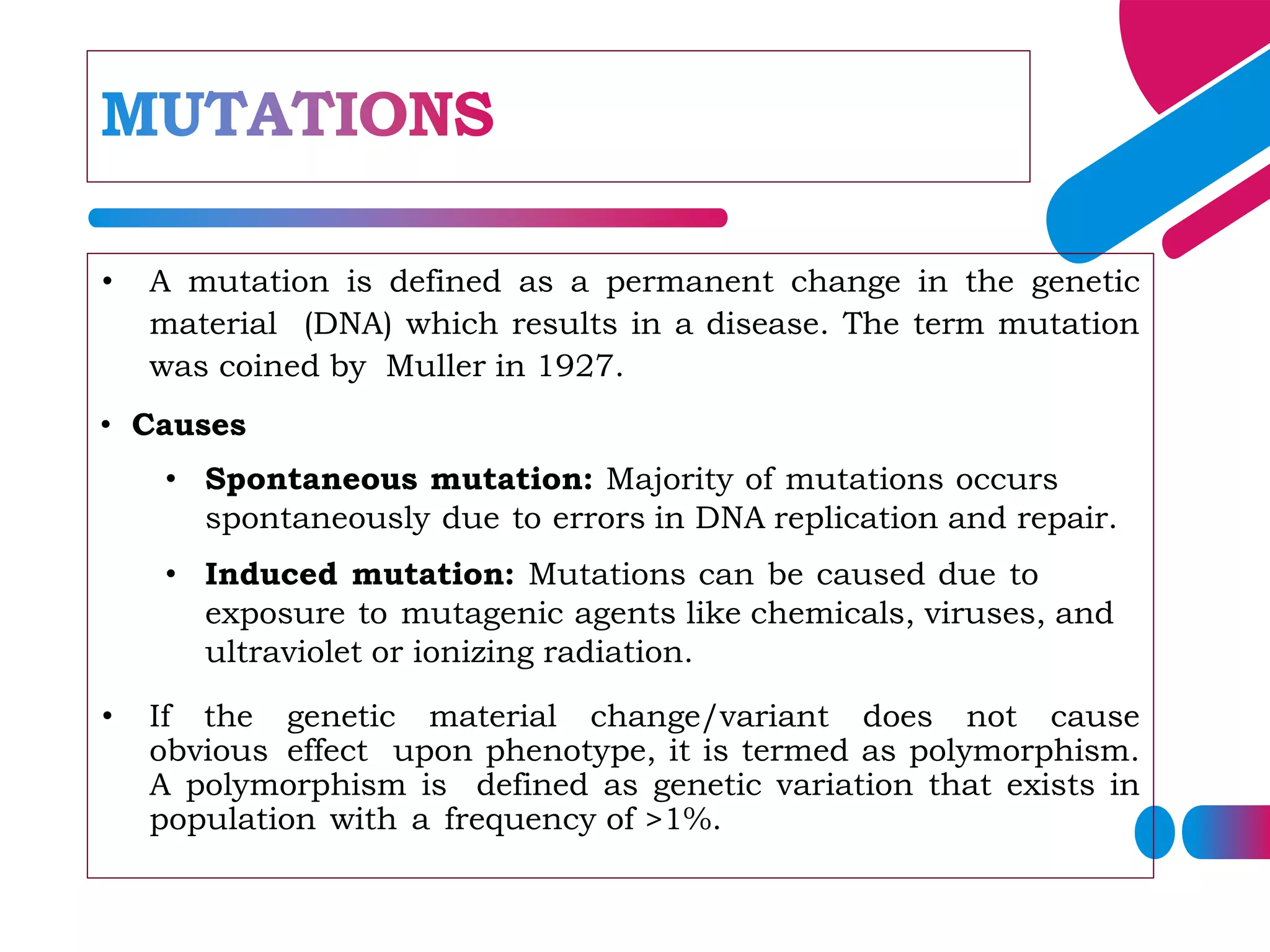 4 Unit - I Chromosomal aberrations, Patterns of Inheritance.pptx | Genetics | Science