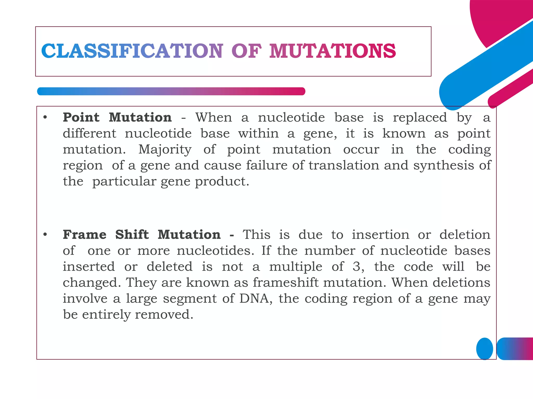 4 Unit - I Chromosomal aberrations, Patterns of Inheritance.pptx | Genetics | Science
