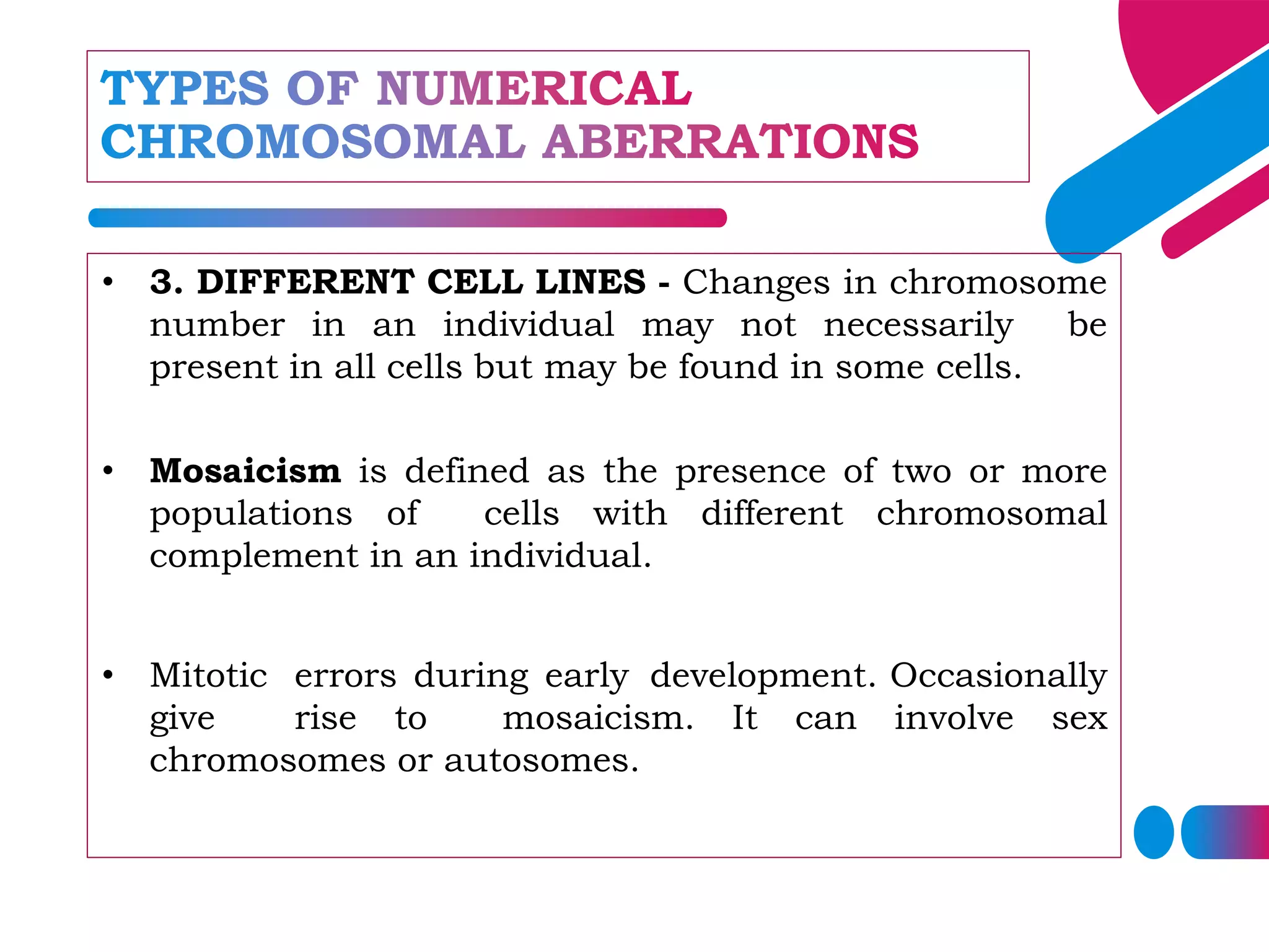 4 Unit I Chromosomal Aberrations Patterns Of Inheritance Pptx Genetics Science