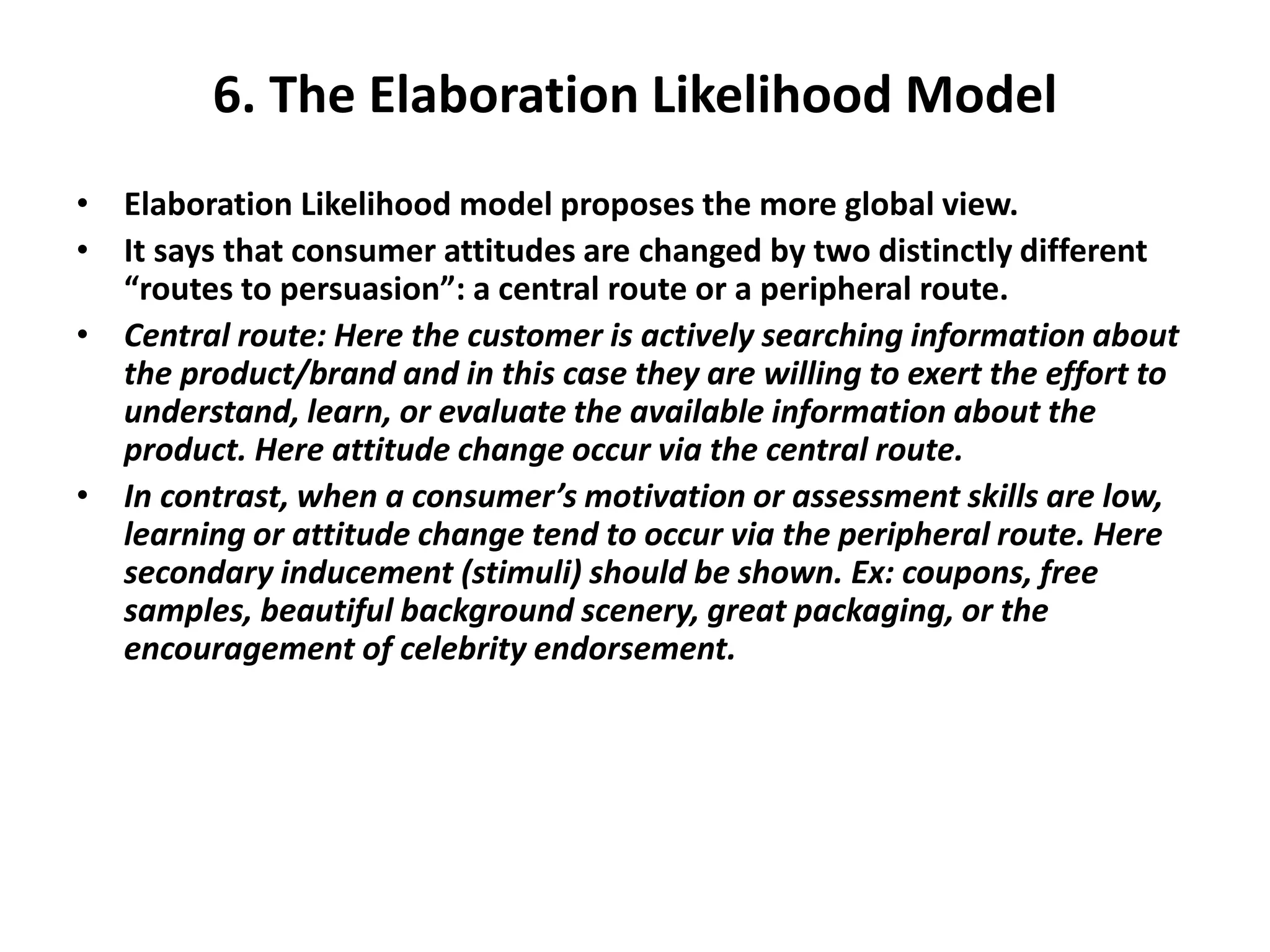 Learning - Consumer Behavior | PPTX