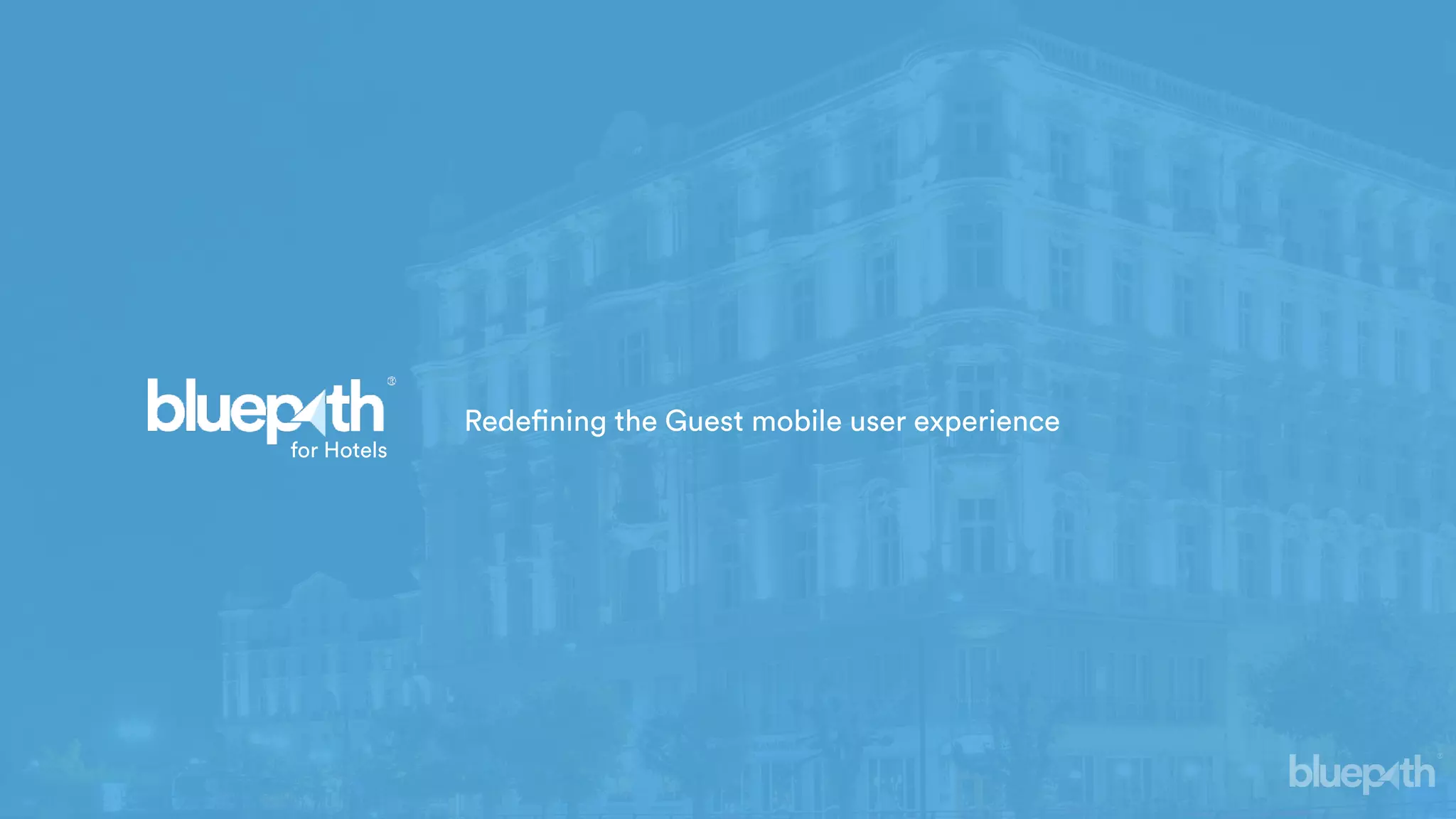 bluepath solution for Hospitality | PPT