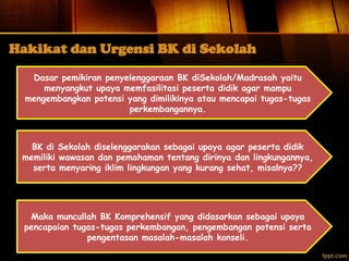 4 Urgensi dan Tujuan BK di Sekolah .pptx