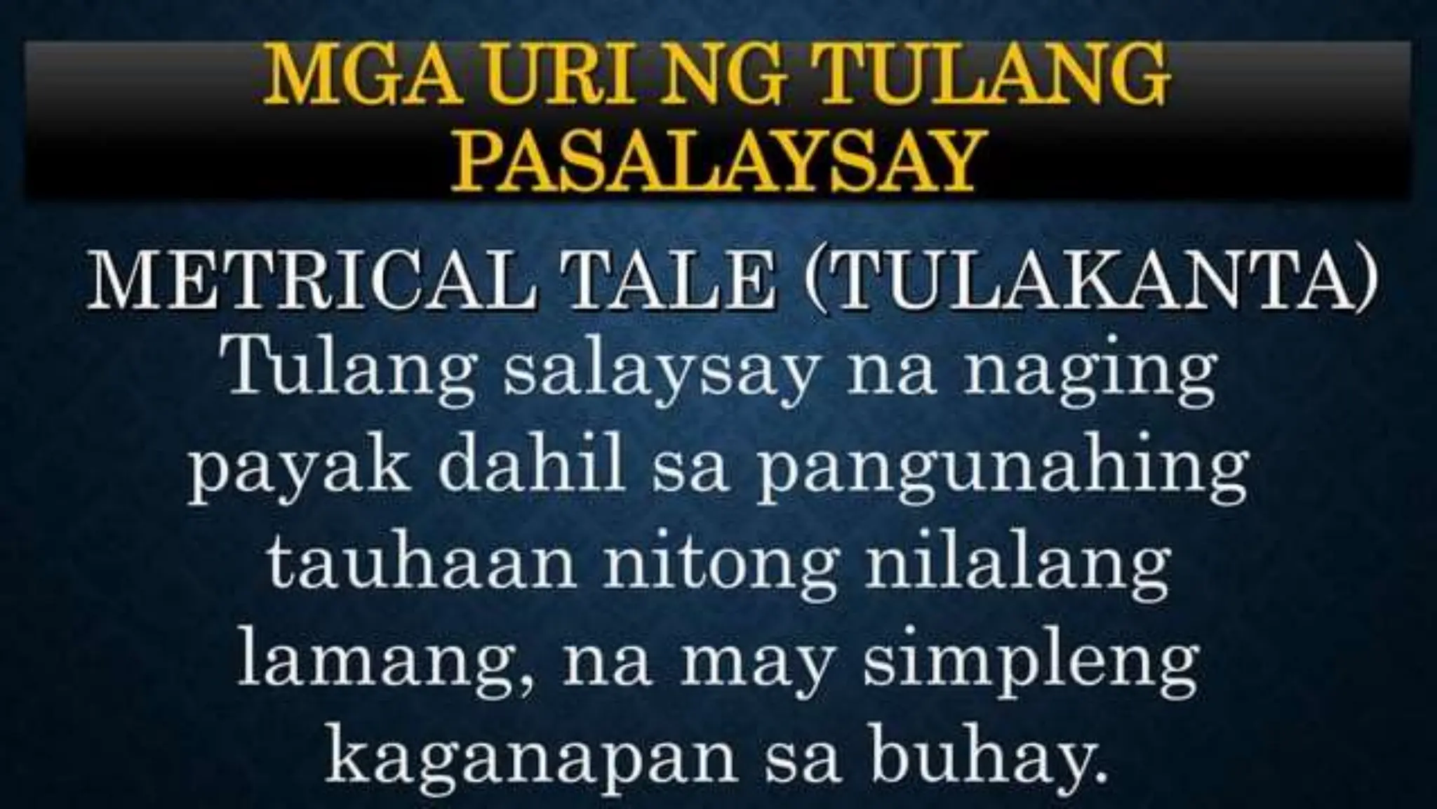 Mga Uri ng Tula, Mga Uri ng Tula, Mga Uri ng Tula | PPT