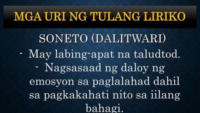 Mga Uri ng Tula, Mga Uri ng Tula, Mga Uri ng Tula | PPT