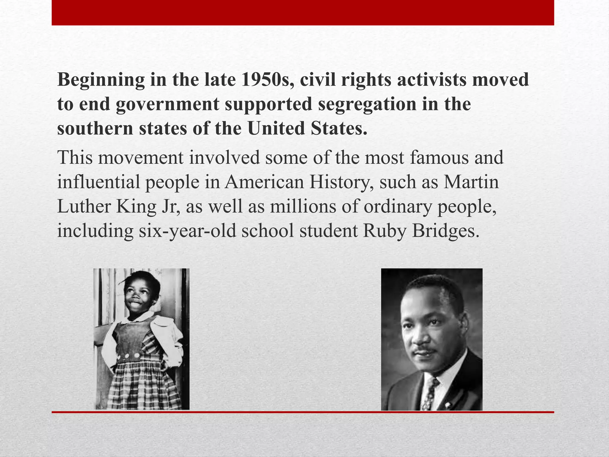 US civil rights Movement | PPTX