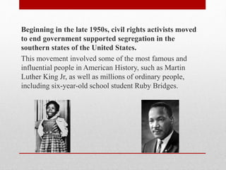 US civil rights Movement | PPTX