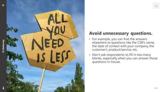 4 User Experience Questions to Include in Your Next UX Survey | PPT