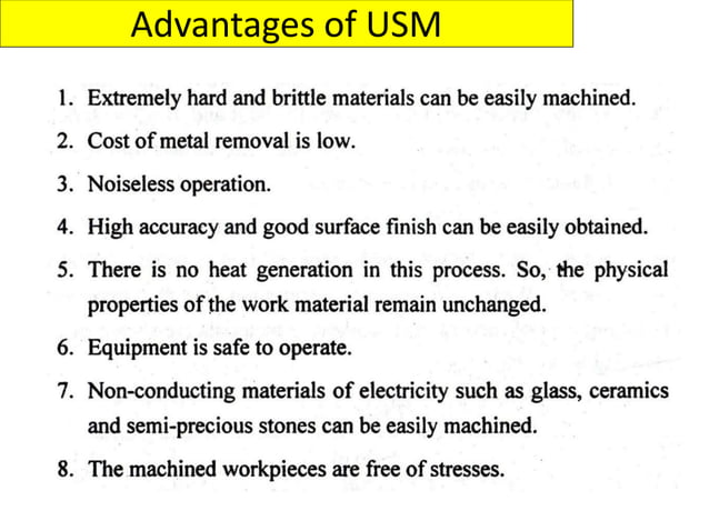 Ultrasonic machining process for micro manufacturing processes | PDF