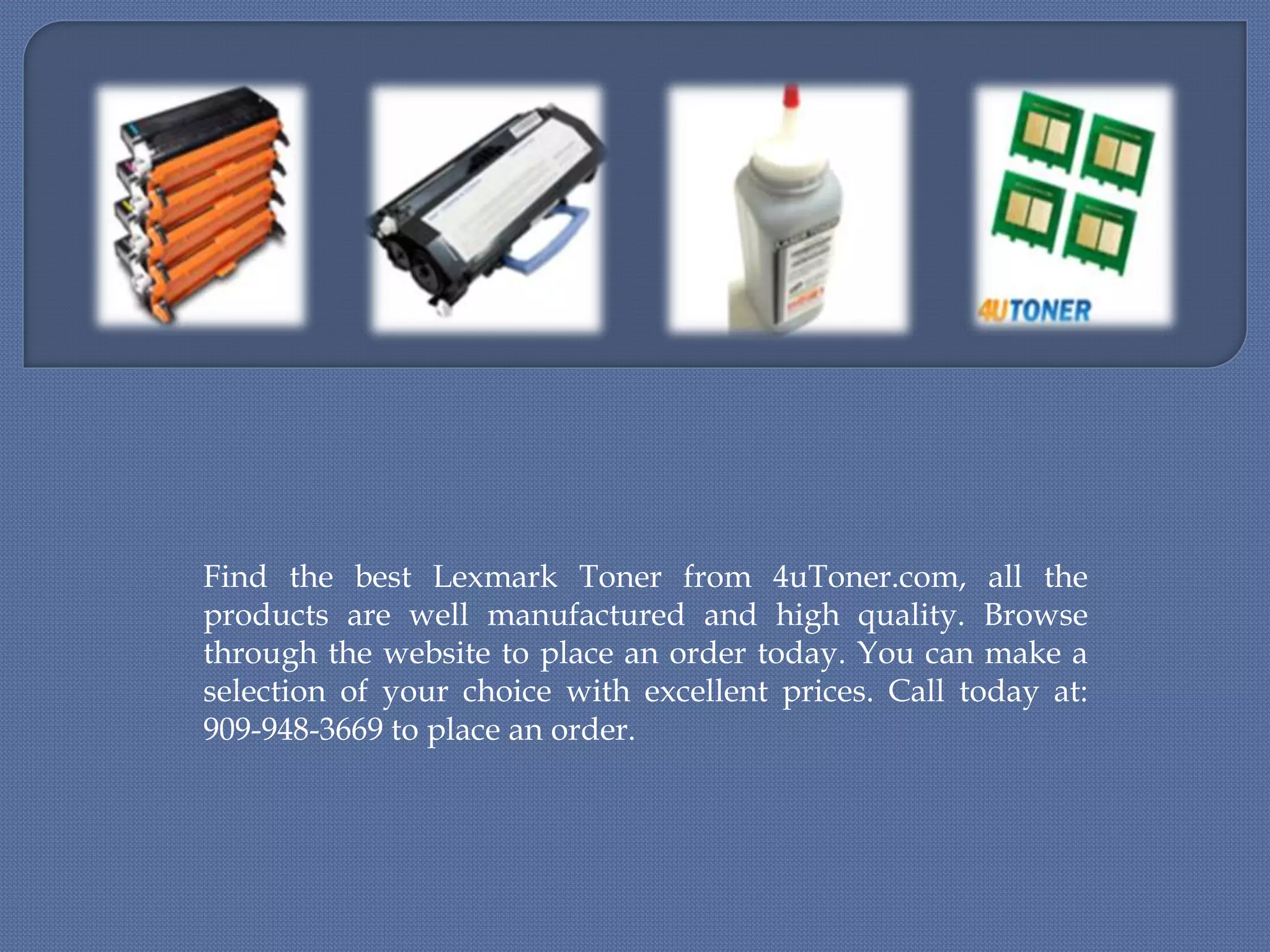 4u toner | PPT