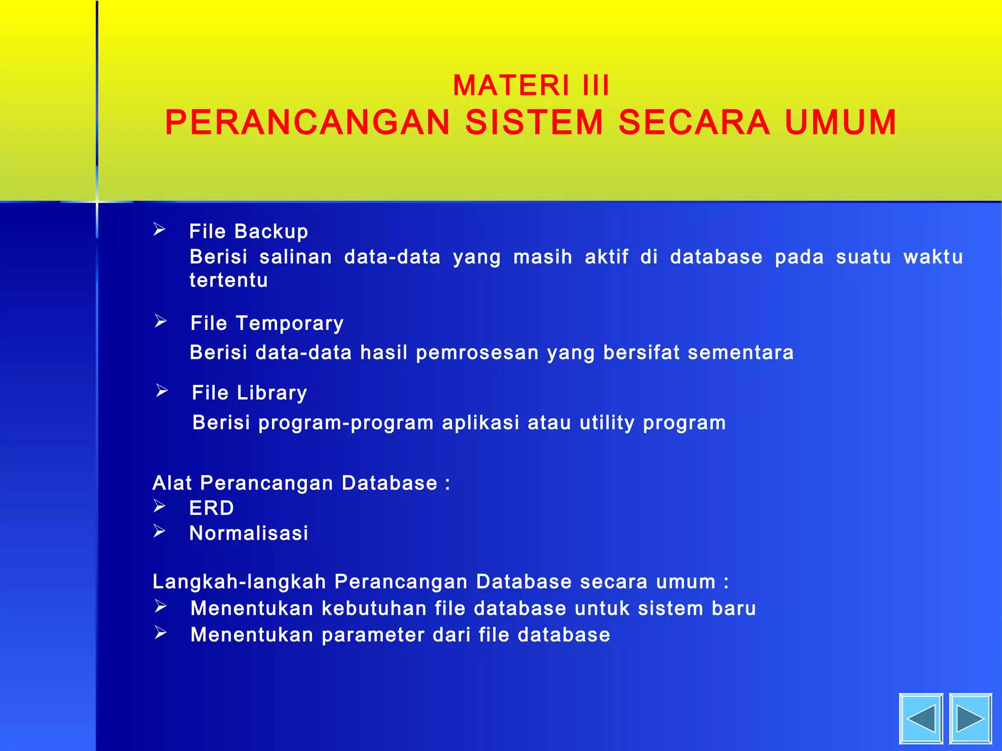 Analisis Sistem Informasi [Materi III] | PPT