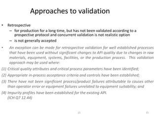 4 validation jntu pharmacy | PPTX