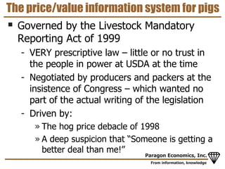 Mandatory Price Reporting and Price Discovery | PPTX