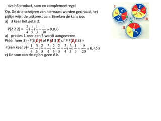4vaproductsomencomplementregel | PPT
