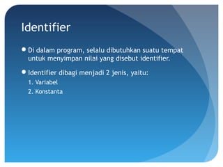 4 variabel konstanta-tipe-data | PPT