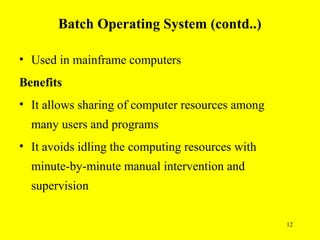 4 various operating systems | PPT
