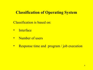 4 various operating systems | PPT | Operating Systems | Computer ...