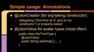 Simple Jackson with DropWizard | PPT