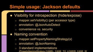 Simple Jackson with DropWizard | PPT