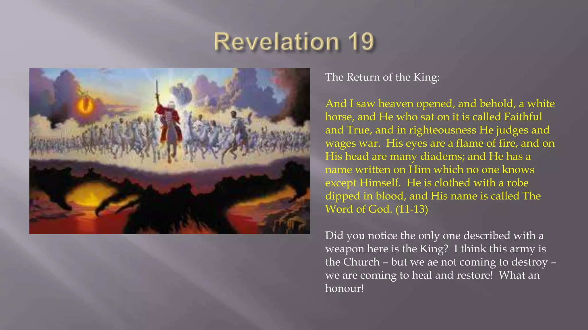 Revelation 19 chapter summary | PPTX
