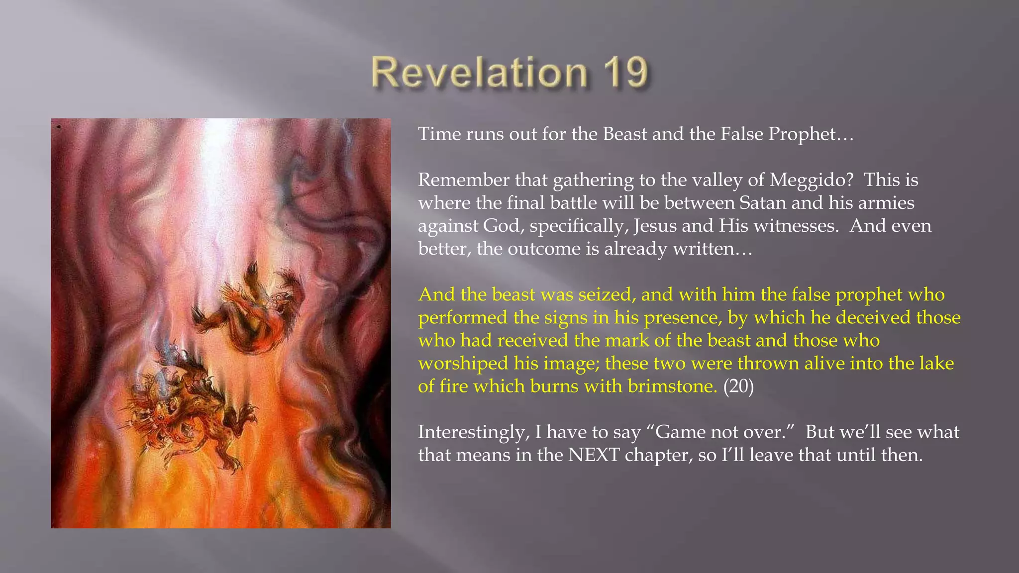 Revelation 19 chapter summary | PPTX