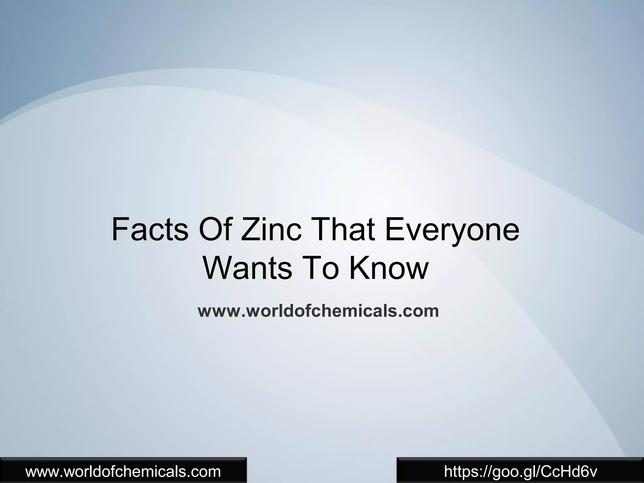 4 vital things about zinc that you should know | PPT