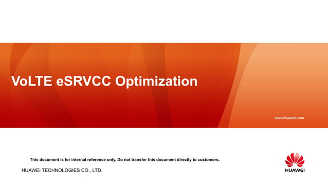 4 Vo LTE e SRVCC Optimization guide.pptx